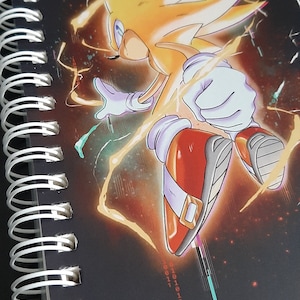 Super Sonic Note Book | A6 Spiral Notebook 200 Pages - Etsy