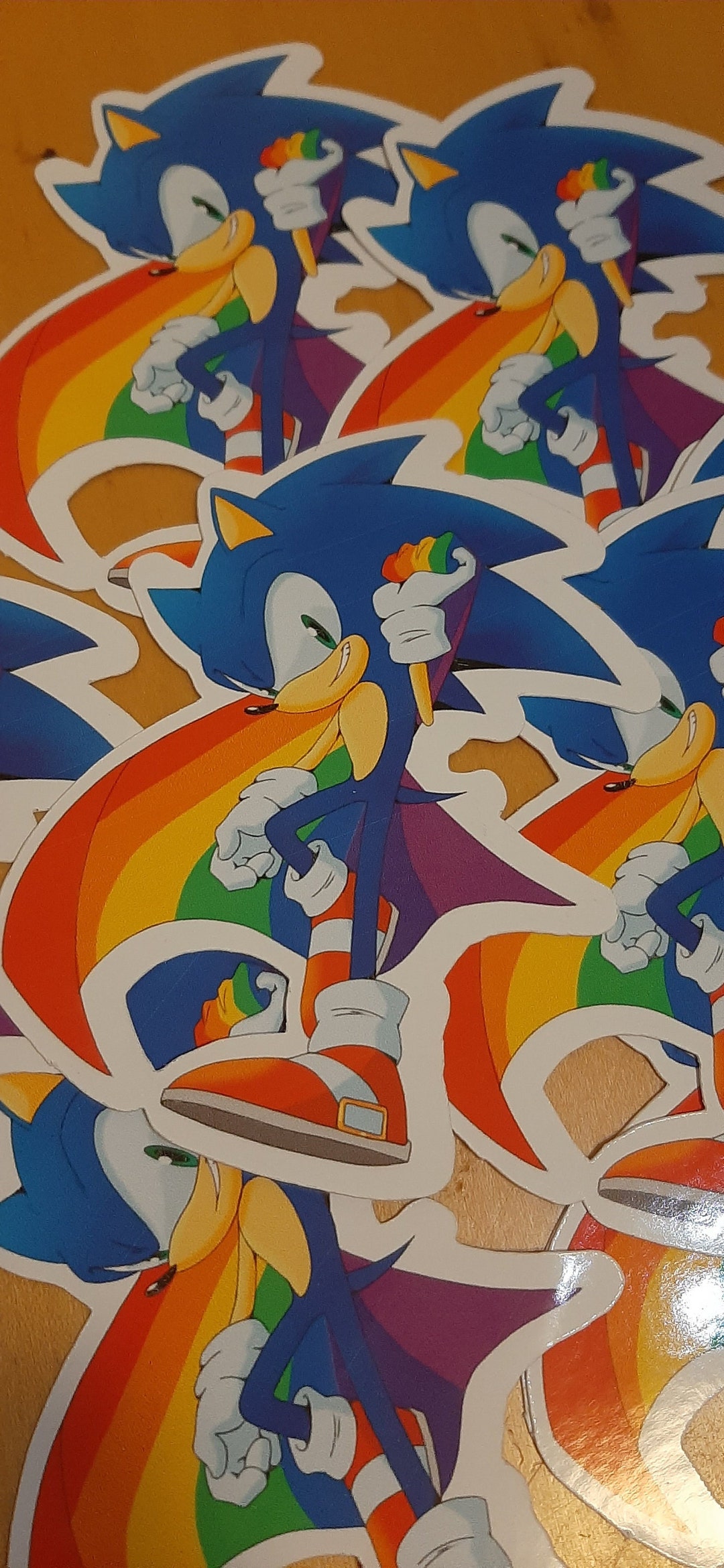 Sonic Pride Sticker - Etsy