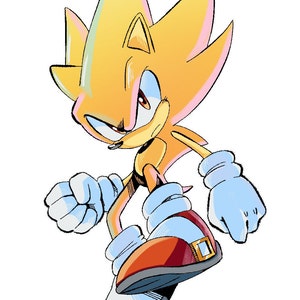 Super Sonic Sticker - Etsy