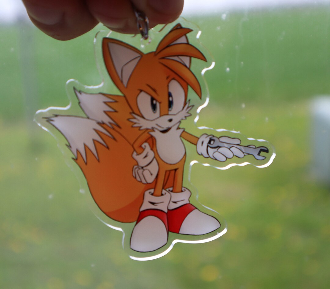Keychain | Acrylic | Game | Sonic the Hedgehog | Tails - Etsy