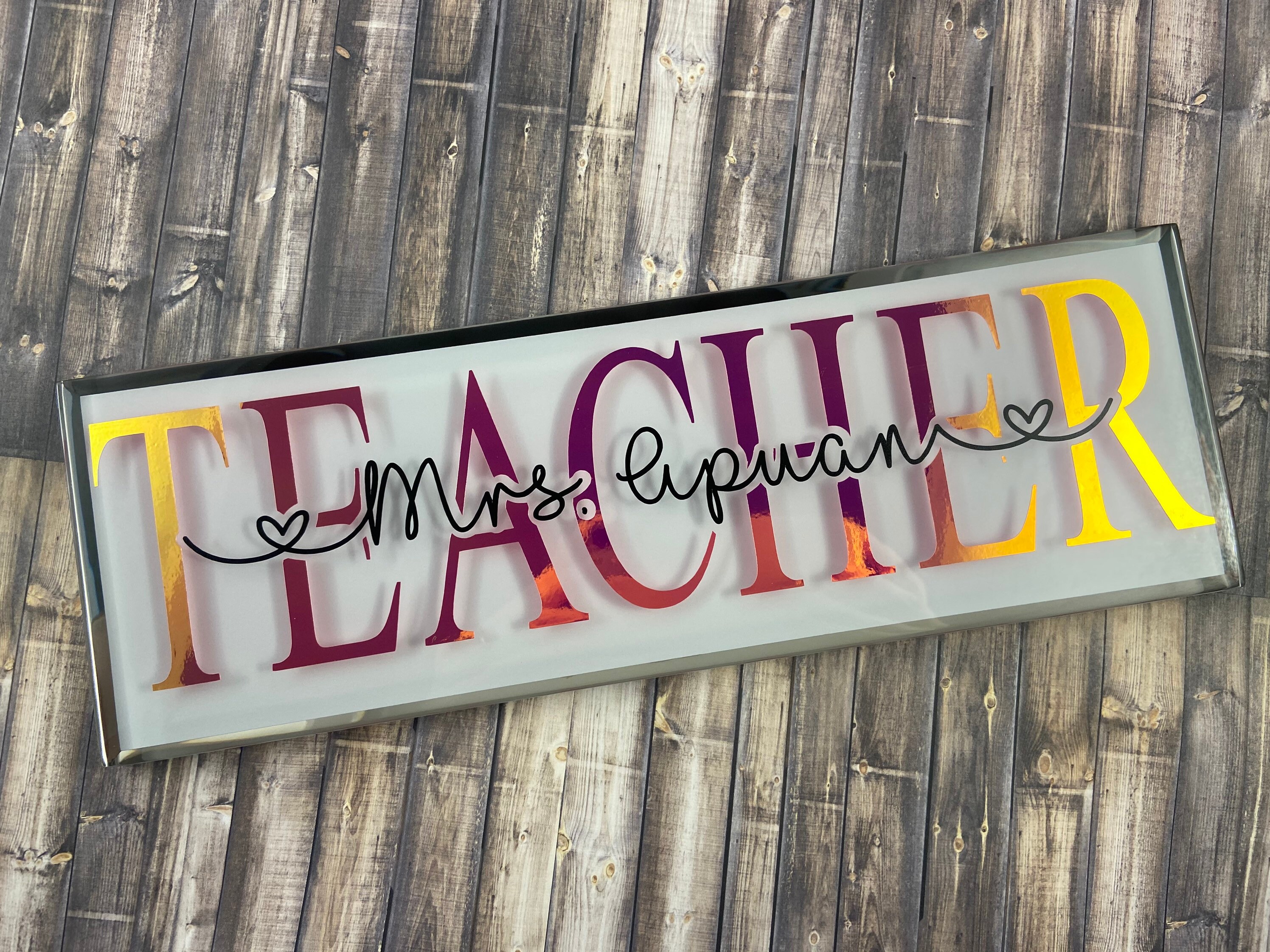 Personalized Mother’s Day Plaque | Mother’s Day, Mom & Dad Nameplate ...