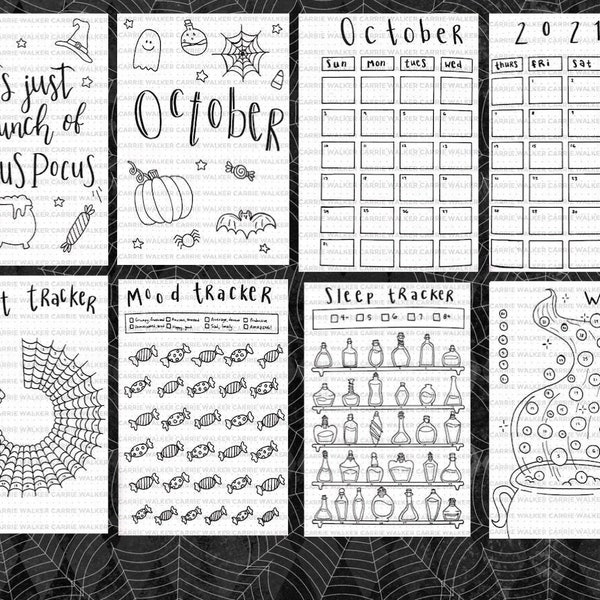 BLANK Puzzle Themed Bullet Journal Template PDF - Etsy