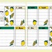January 2022 Lemon Themed Bullet Journal Template PDF (Download Now) - Etsy