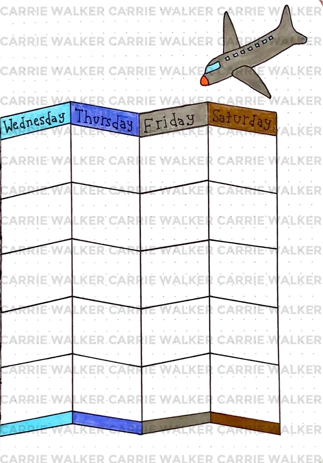 BLANK Adventure Themed Bullet Journal Template PDF - Etsy