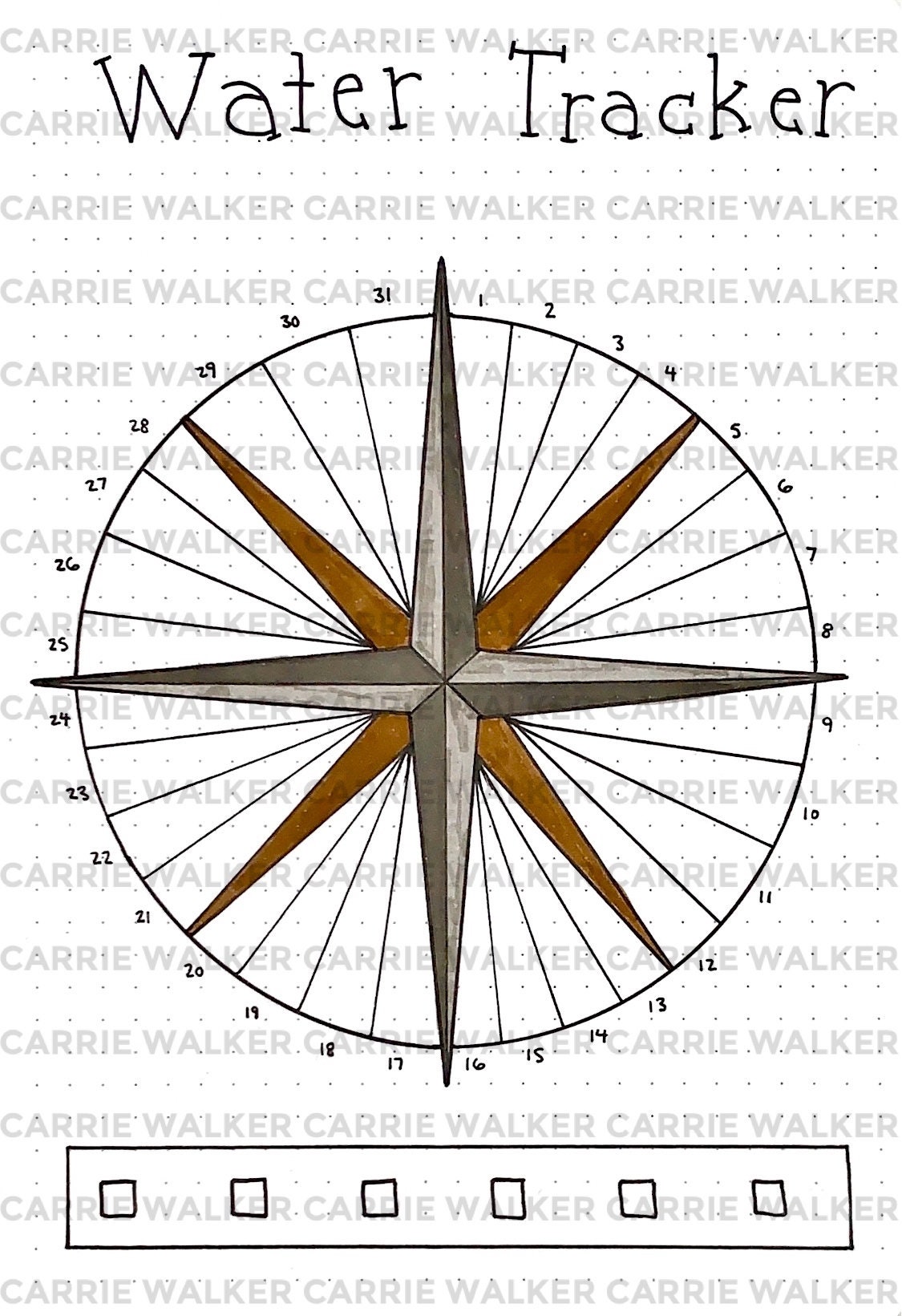 BLANK Adventure Themed Bullet Journal Template PDF - Etsy