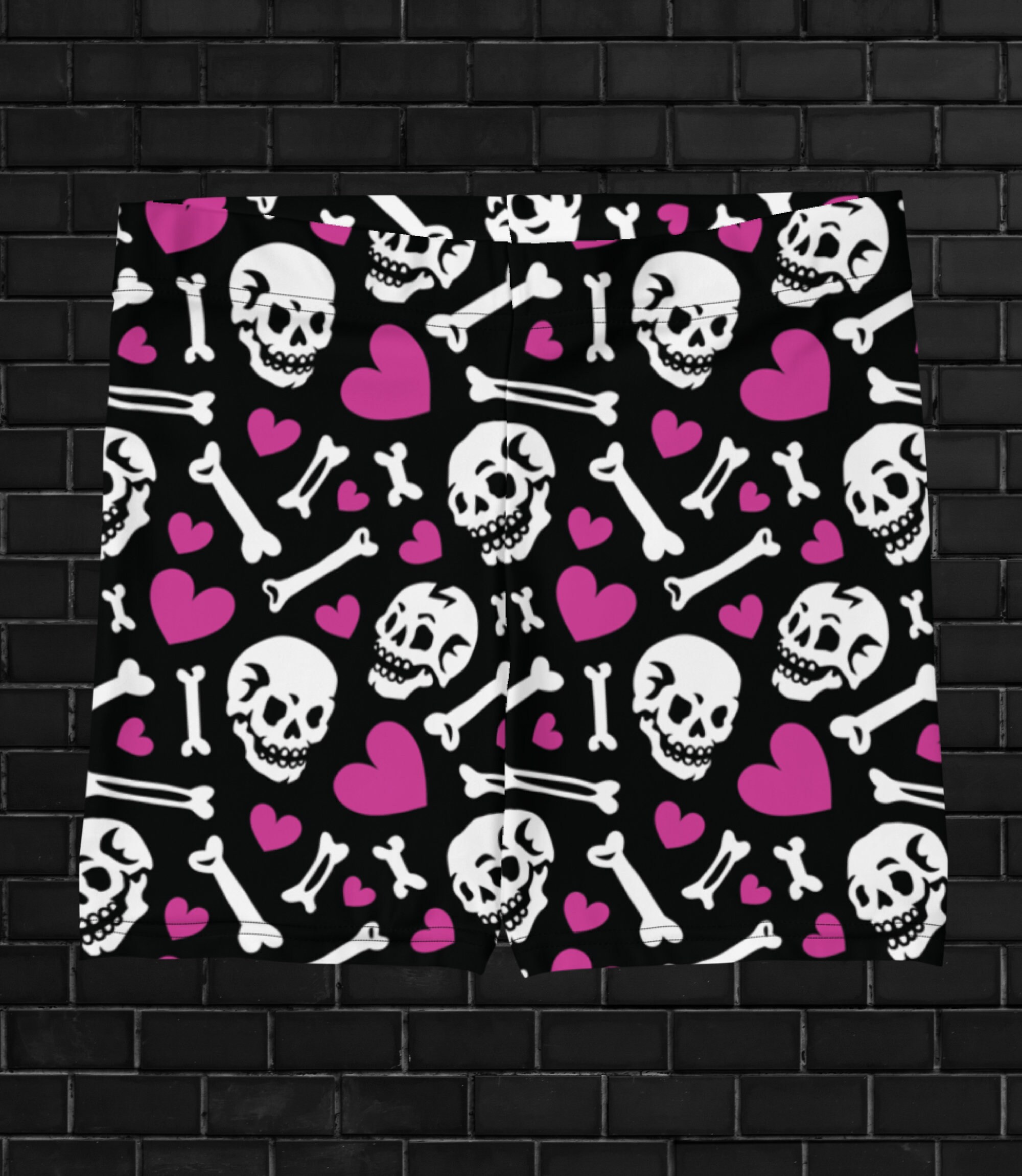 Skulls and Hearts Goth Shorts Pastel Goth Shorts Pastel Goth | Etsy