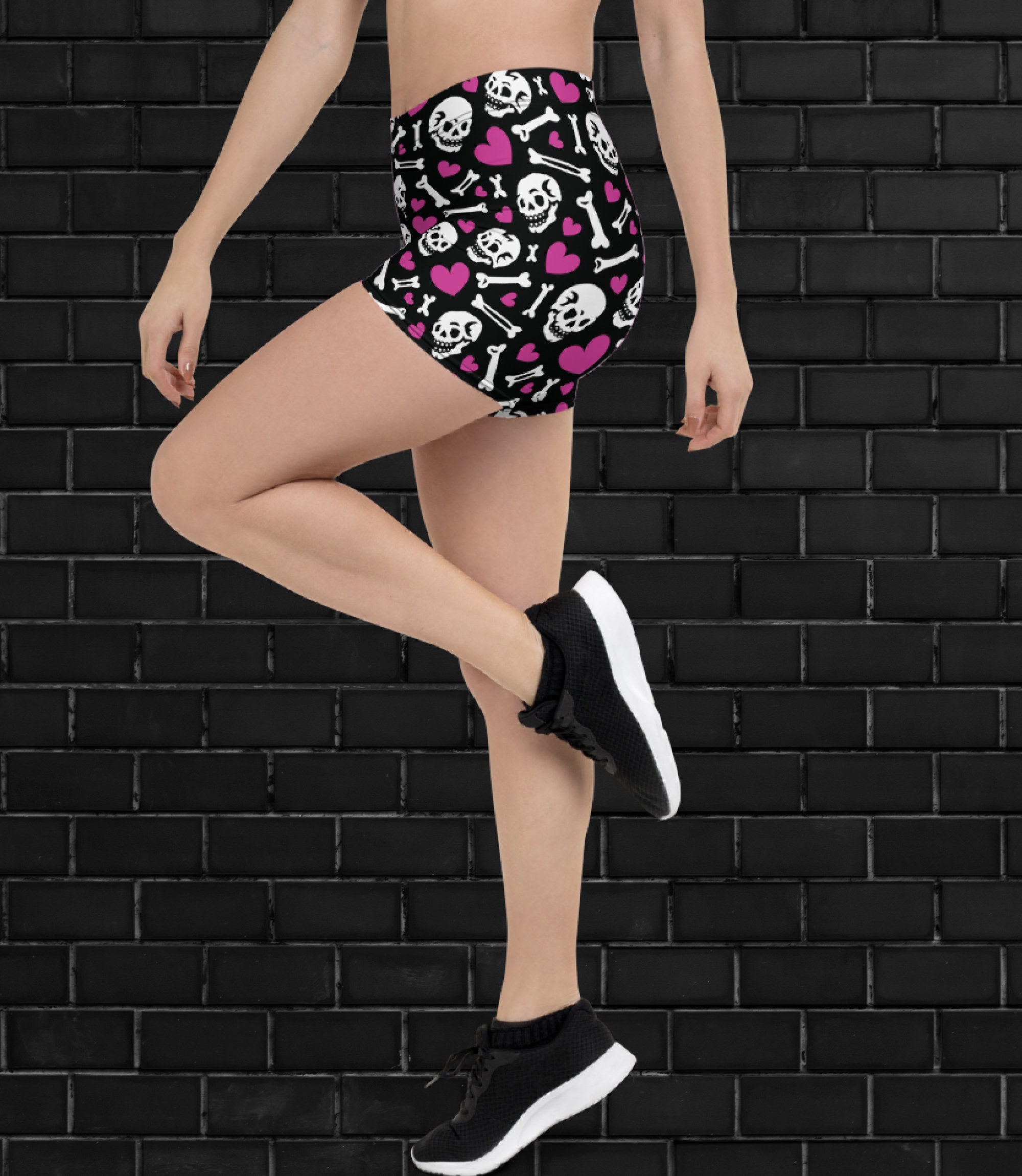 Skulls and Hearts Goth Shorts Pastel Goth Shorts Pastel Goth | Etsy