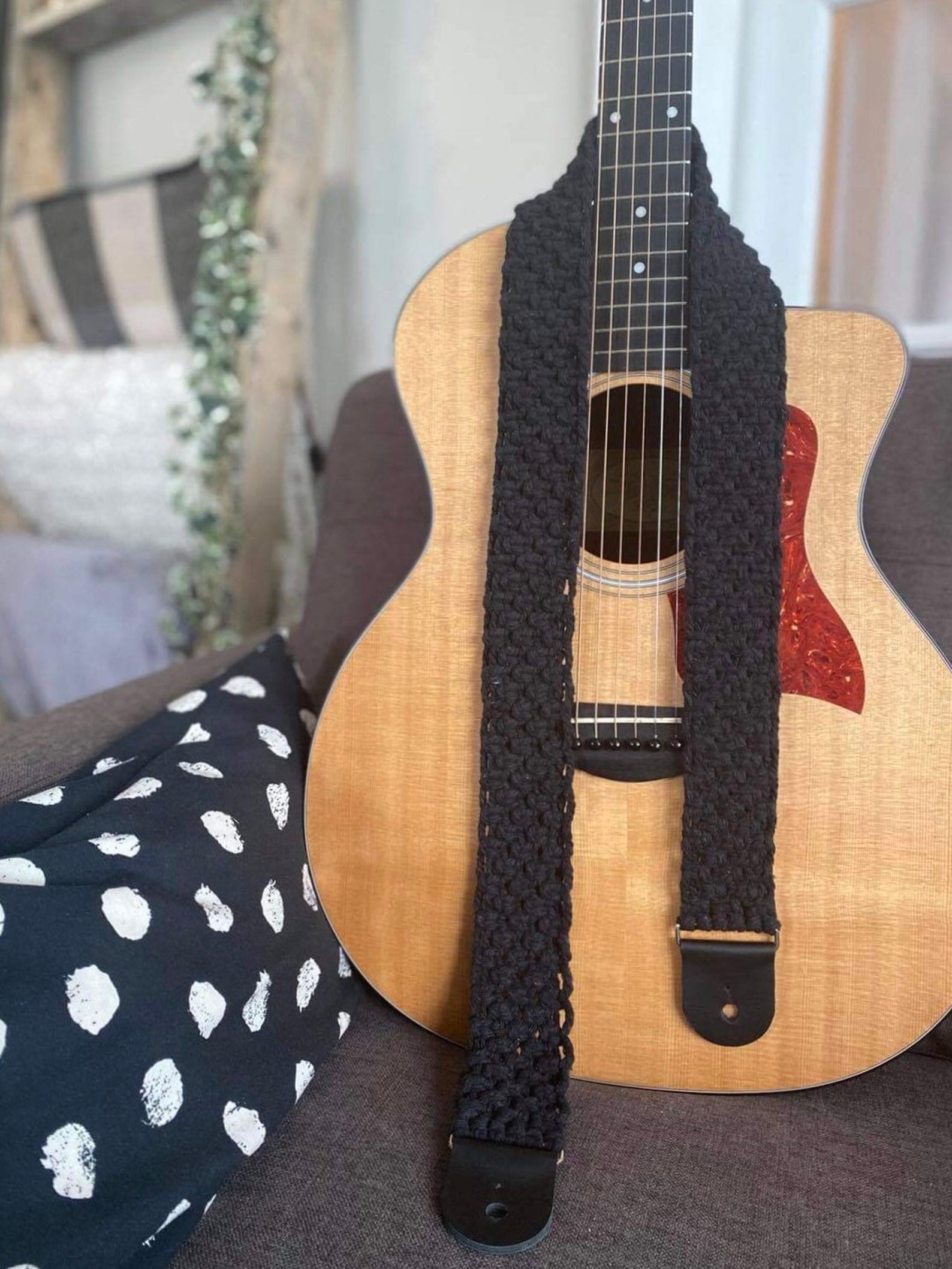 Macrame Guitar Strap - Etsy
