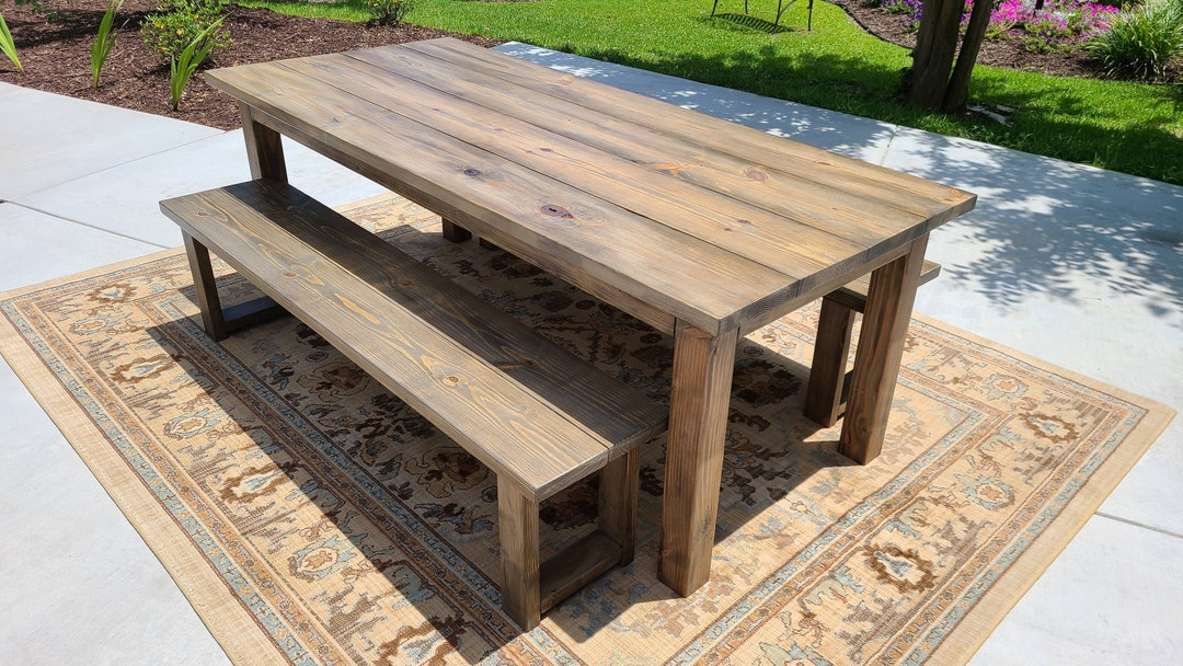 4-leg Reclaim Farmhouse Table - Etsy