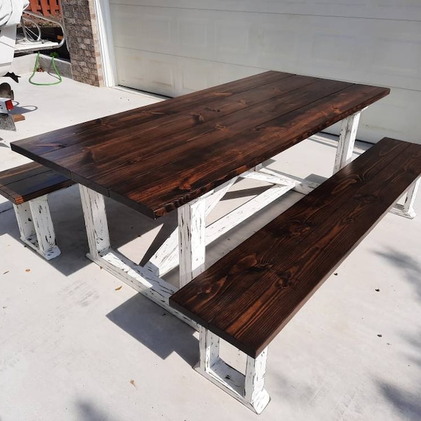 X Brace Table - Etsy