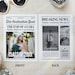 Canva Graduation Newspaper Template, Editable Newspaper Graduate, Large ...