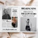 Canva Business Newspaper Template, Editable Large Newspaper ...
