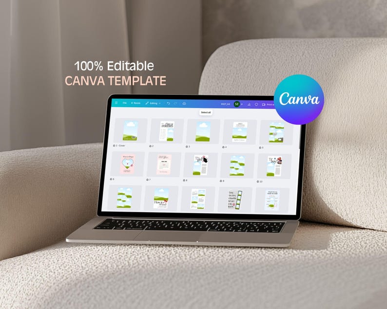 Canva Couple Magazine Template, Custom Anniversary Gift for Boyfriend ...