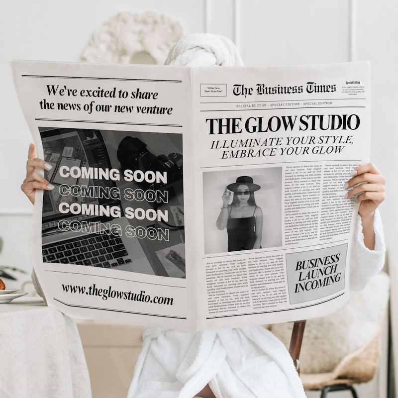News Paper Print Custom - Etsy