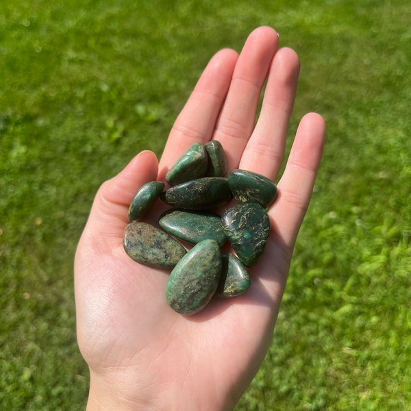 Tumbled Emerald - Etsy