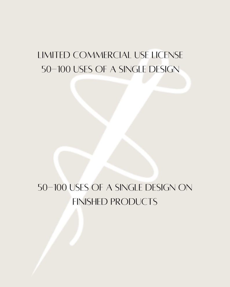 50-100 Limited Commercial License - Etsy