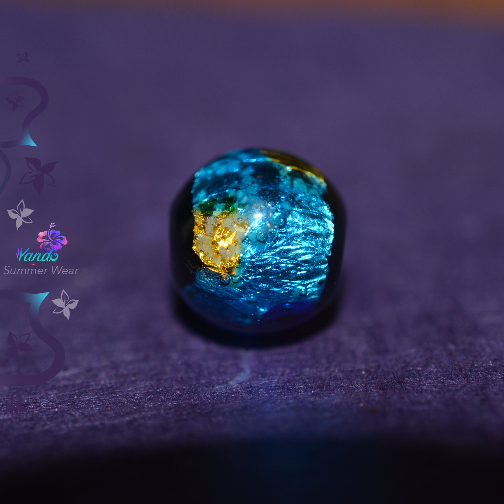 Hotaru, perle luciole, verrerie traditionnelle, bijoux, fantaisie ...