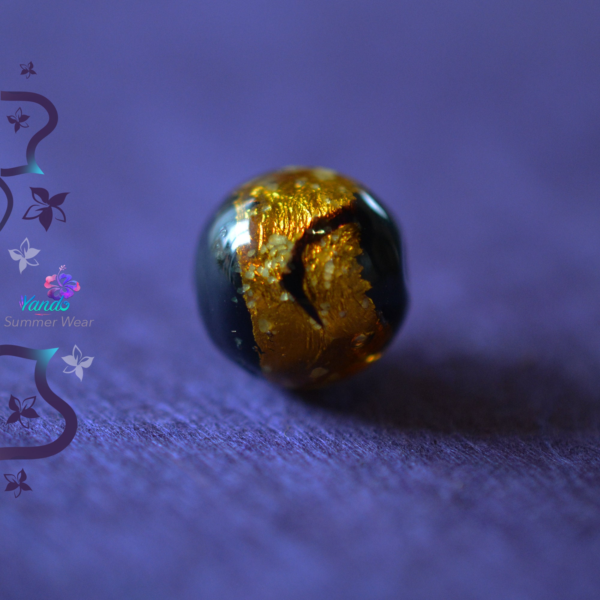 Hotaru, perle luciole, verrerie traditionnelle, bijoux, fantaisie ...