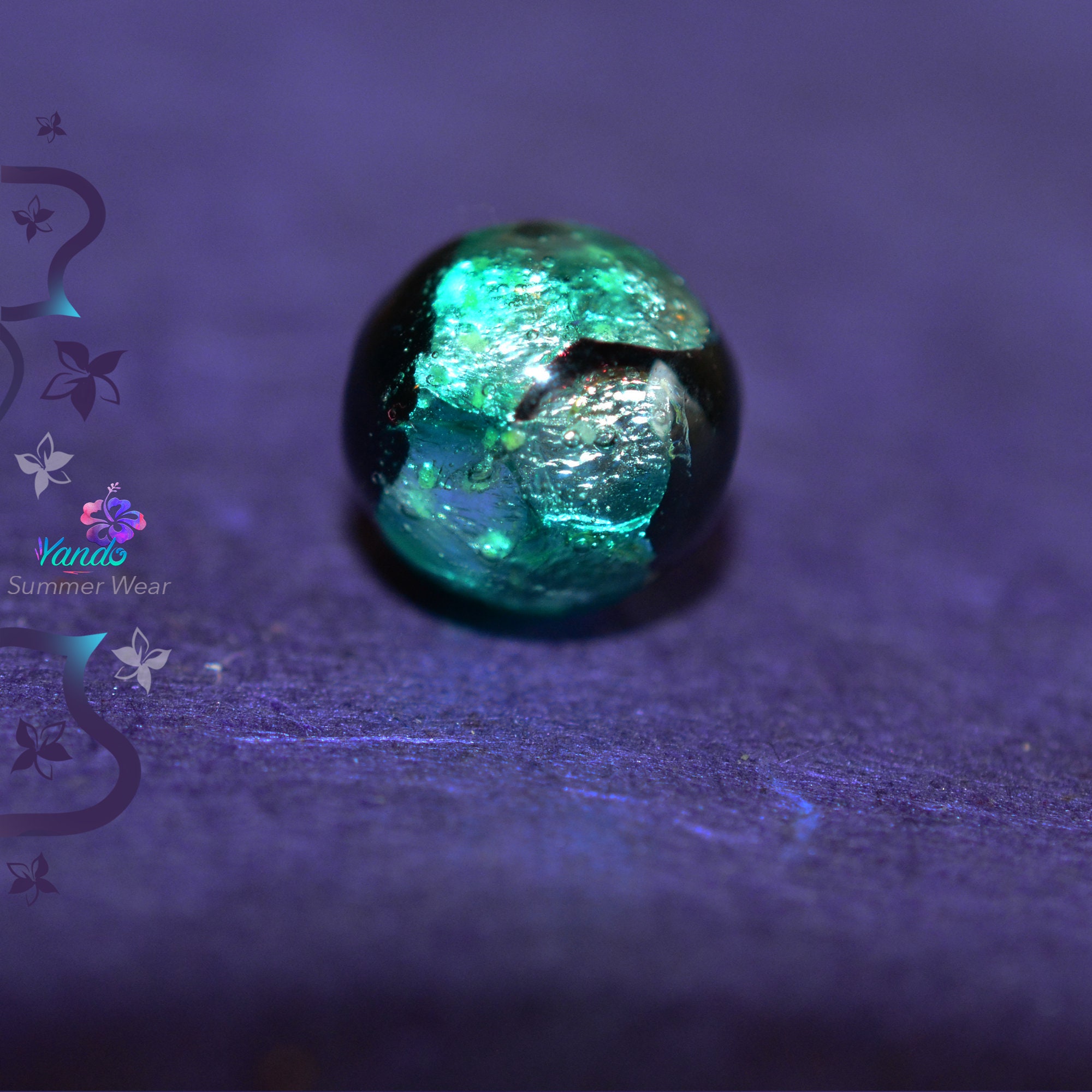 Hotaru, perle luciole, verrerie traditionnelle, bijoux, fantaisie ...