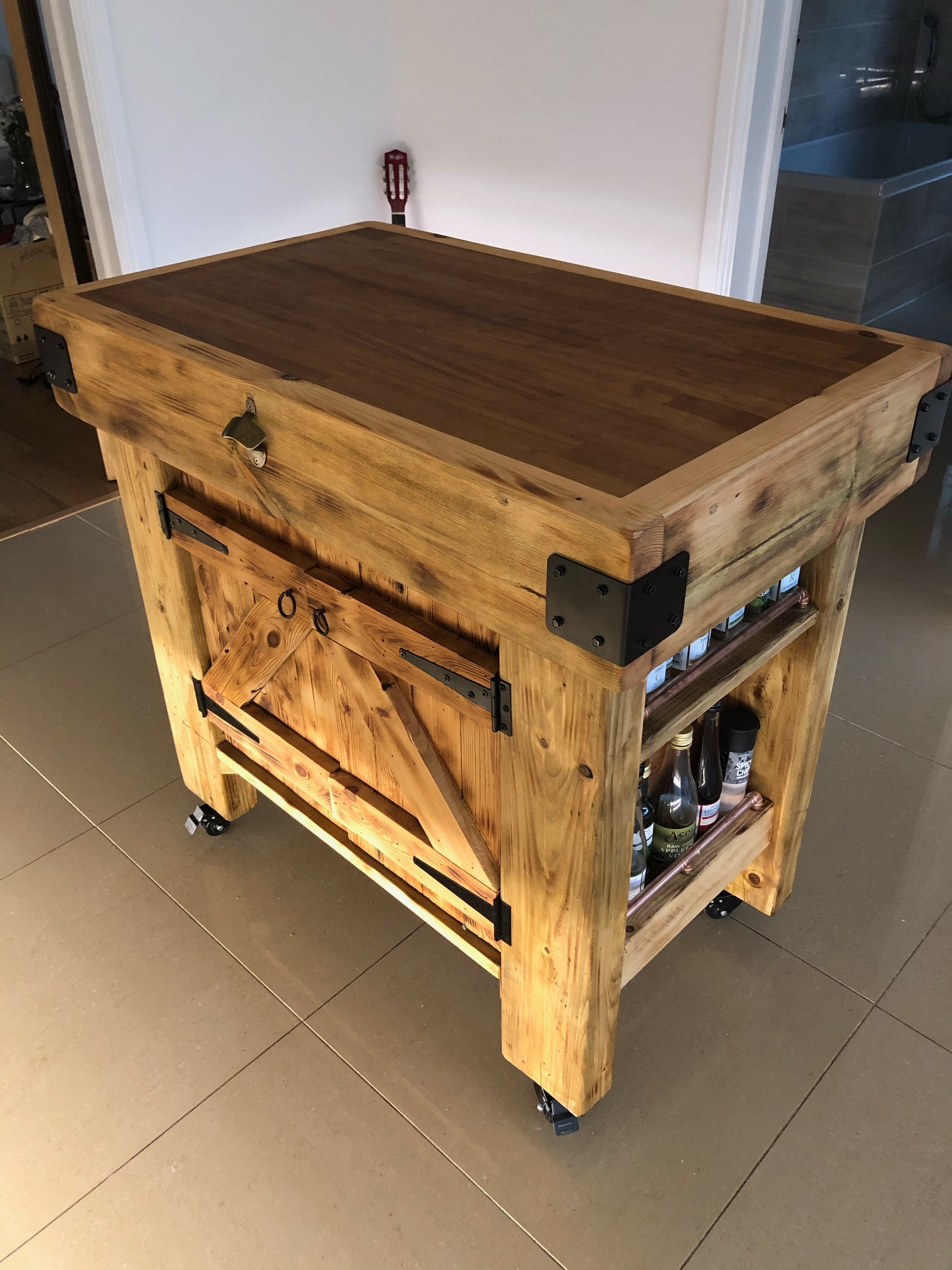 Custom Built Kitchen Island - Etsy UK