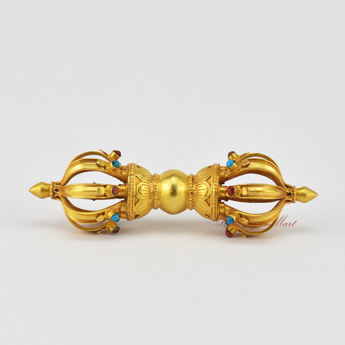 Gold Plated Vajra & Bell Set: Tibetan Buddhist Ritual Harmony - Etsy