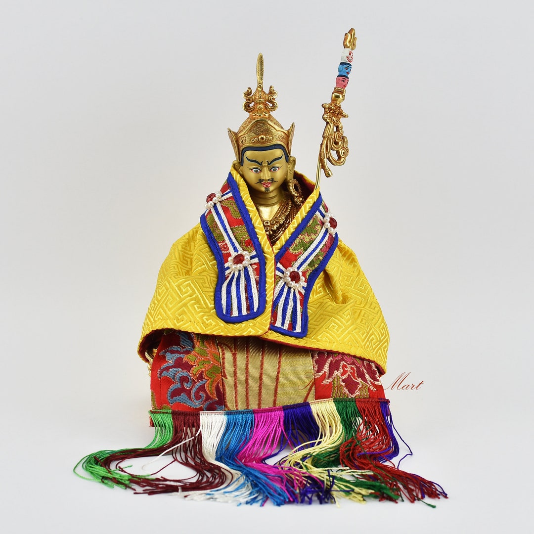 Guru Rinpoche Statue Robes: 8-inch Padmasambhava Dress, Nepal - Etsy