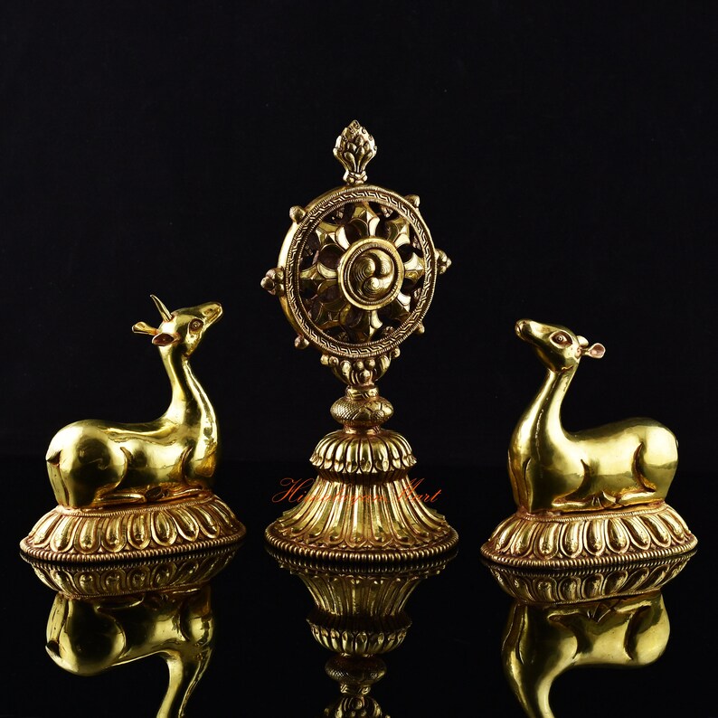 Hand Carved 24 Karat Gold Gilded Copper Alloy Fine Quality - Etsy