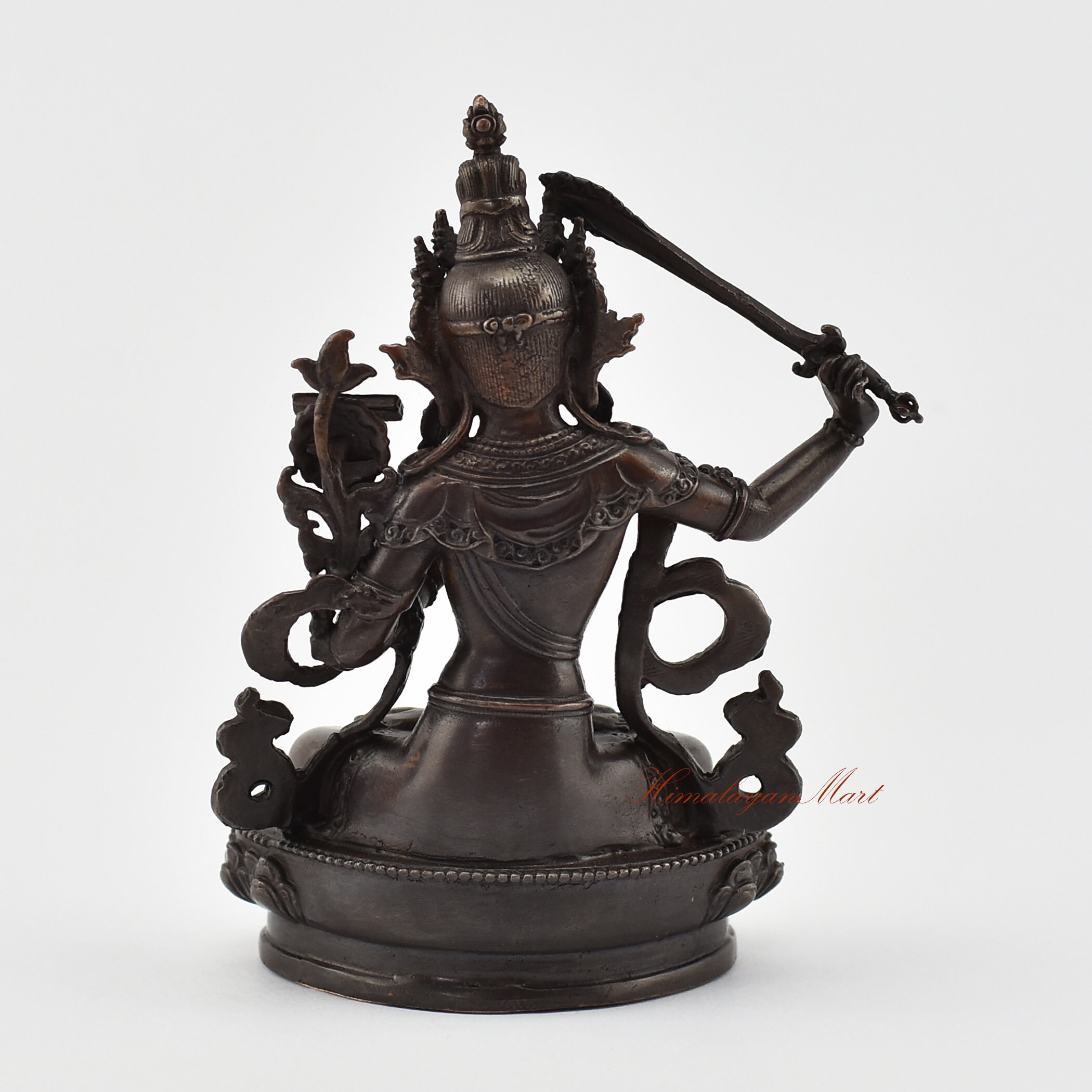 Small Manjushri Copper Statue: Tibetan Buddhist Altar Shrine Decor - Etsy