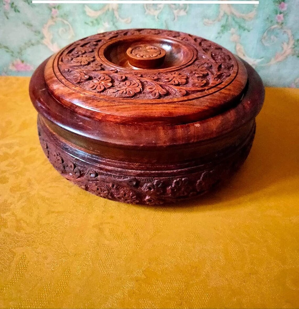 Wooden Chapati Box for Keeping Roti Chapati Box for Keeping Chapaati ...