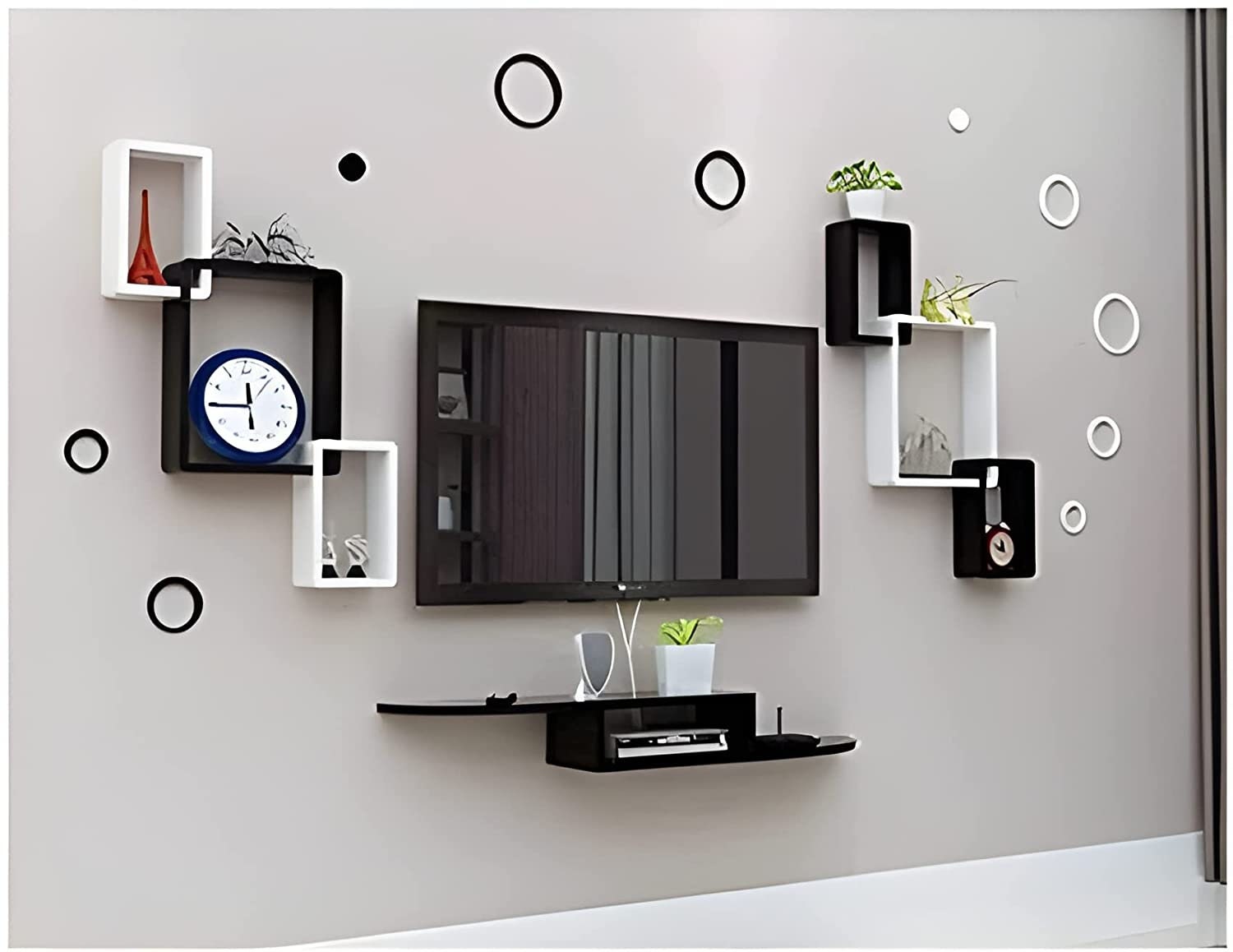 Wooden Handicrafts Wooden Elegant Prelaminated Tv Cabinet MDF Shelf ...