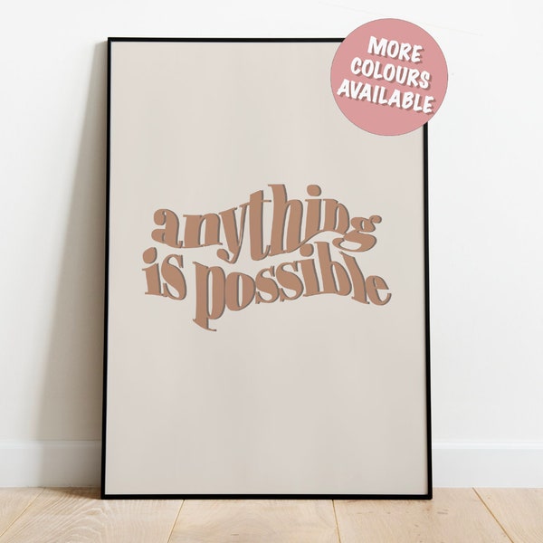 Anything is Possible - Etsy