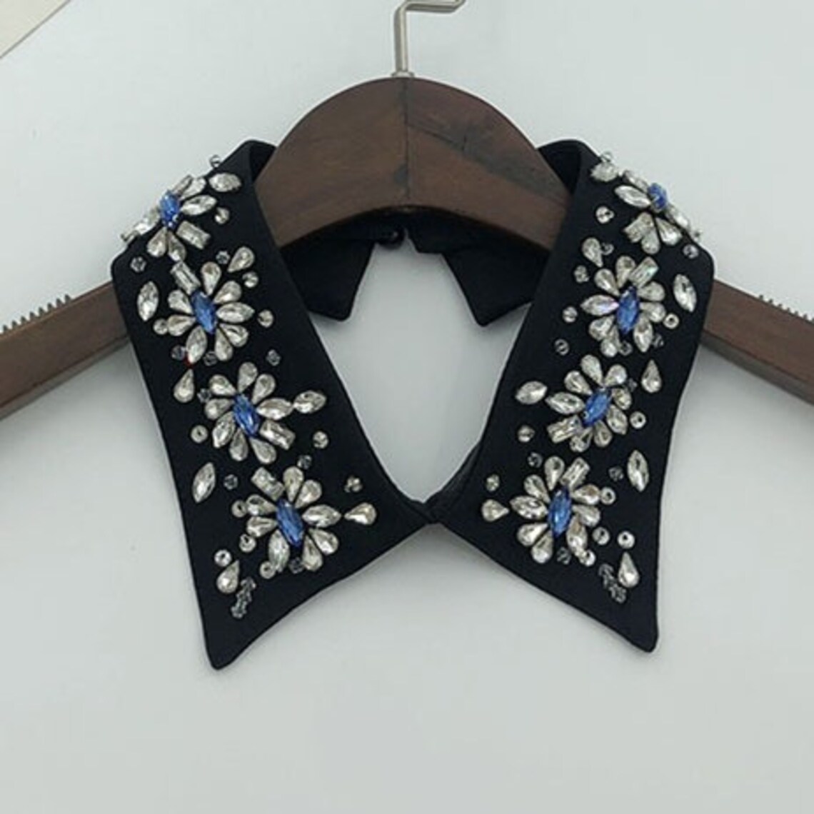 Rhinestone Fake Collar Removable Fake Collar Detachable False | Etsy