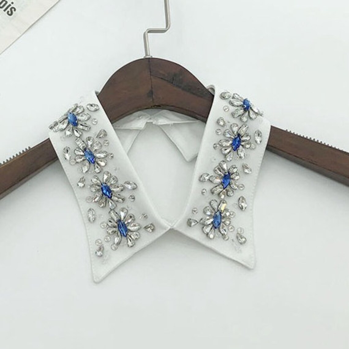 Rhinestone Fake Collar Removable Fake Collar Detachable False - Etsy