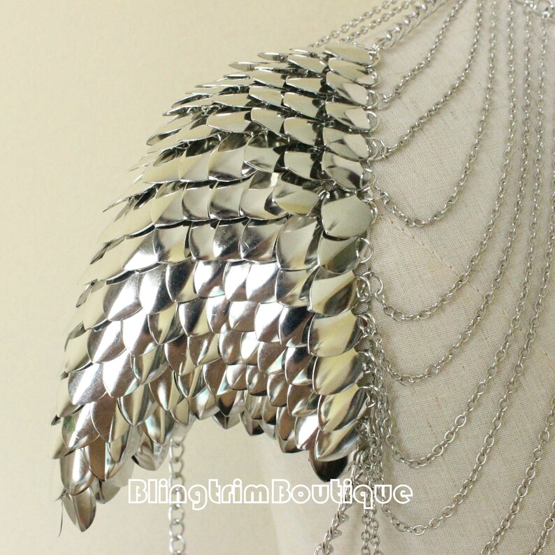 Scalemail Chain Mail Mantle Dragon Scale Scalemails Cosplay - Etsy