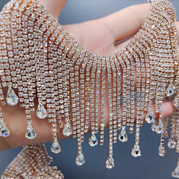 Rhinestone Trim - Etsy