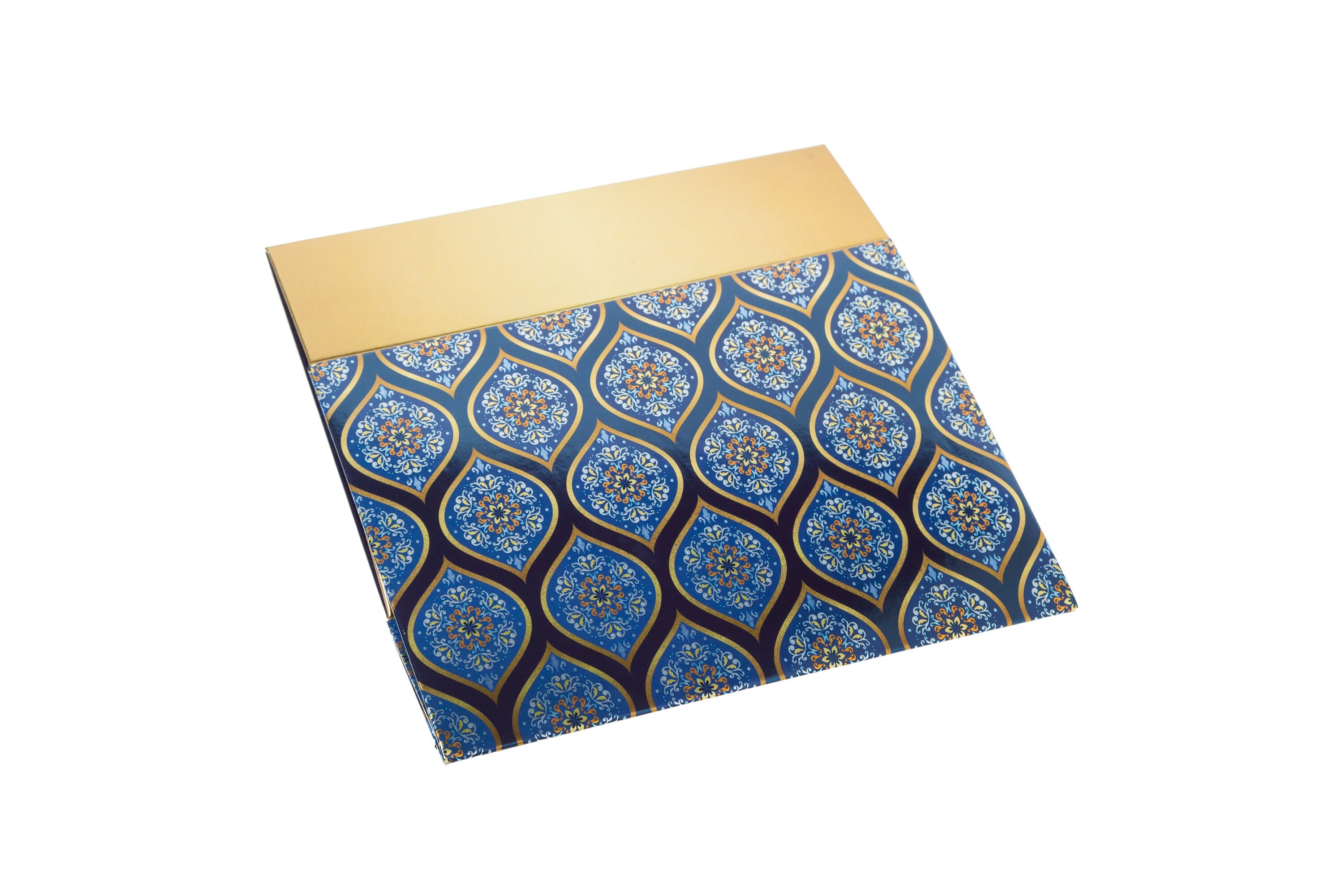 Designer Royal Blue & Gold 1kg Indian Sweet Boxes Mithai - Etsy UK