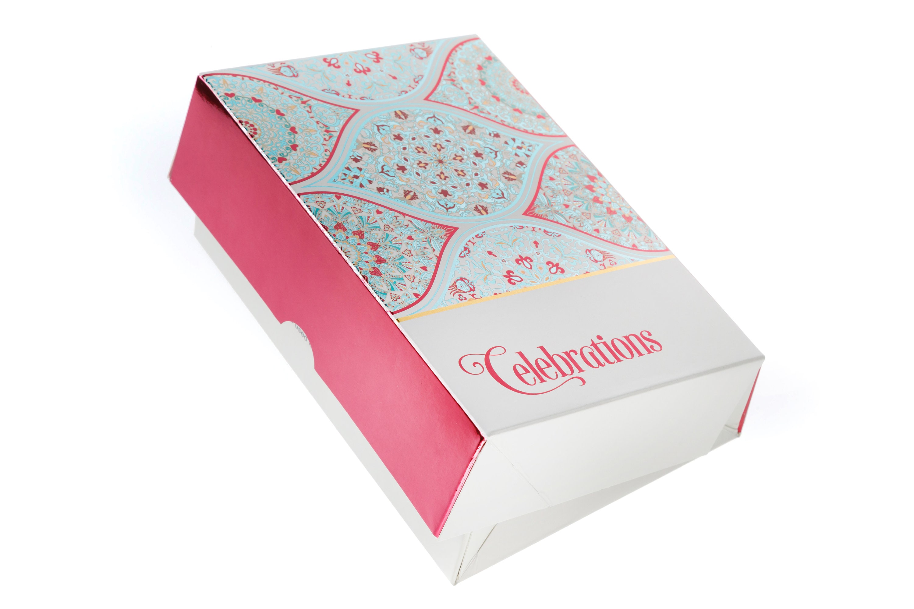 Designer Modern Mint Celebration 500g Indian Sweet Boxes - Etsy UK