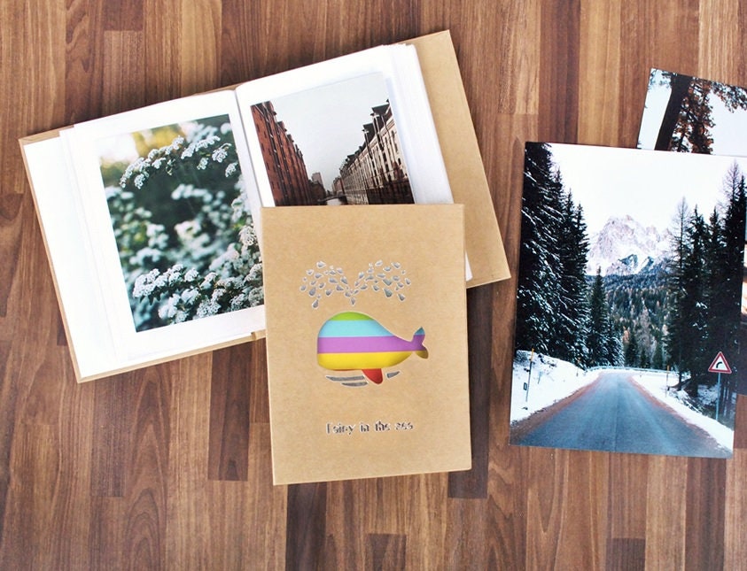 Hard Cover Photo Album 50 Sheets 100 Pockets Creative Photo Album 6 ...