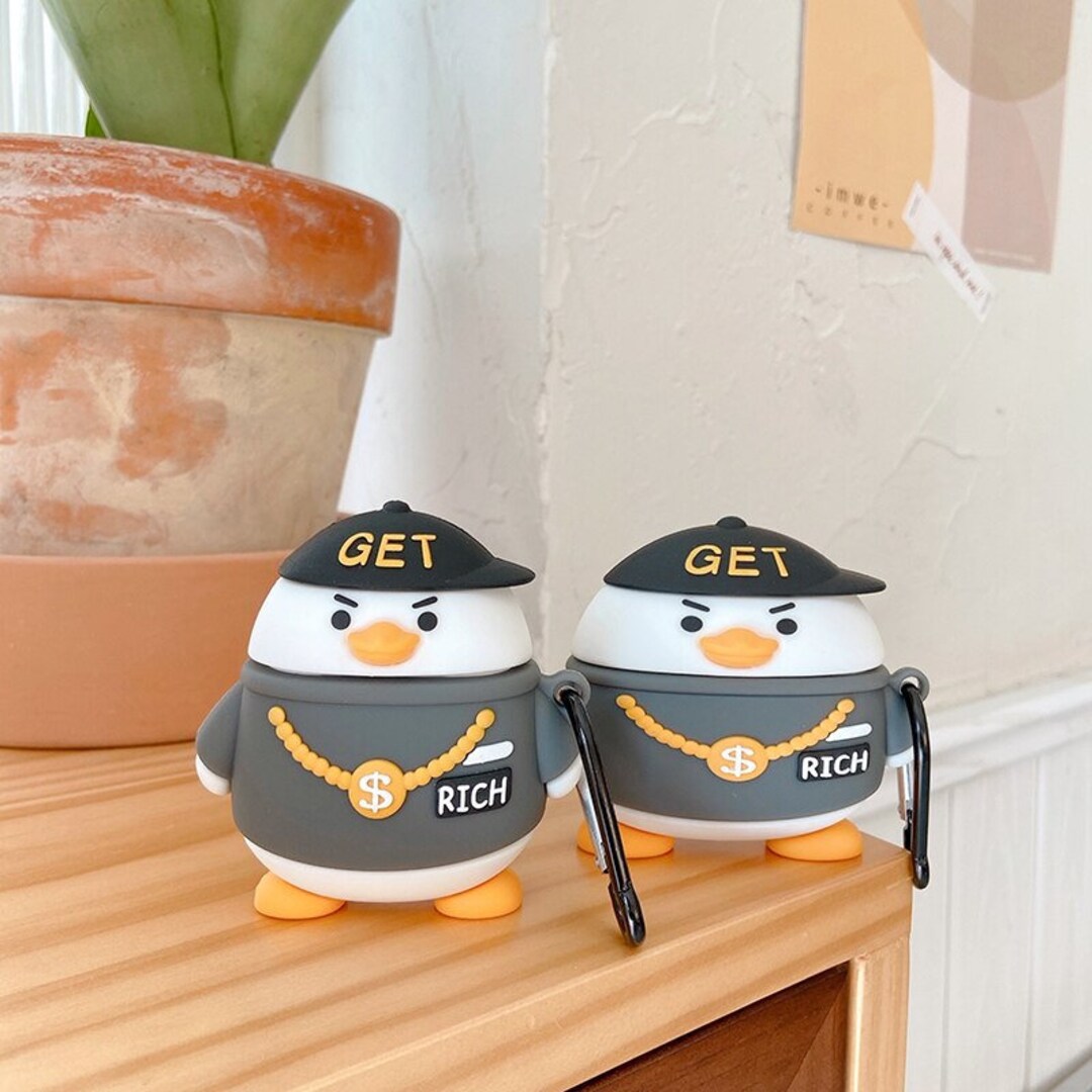 Hip Hop Duck Airpods Case Pro Cute Apple Accessories Protective - Etsy