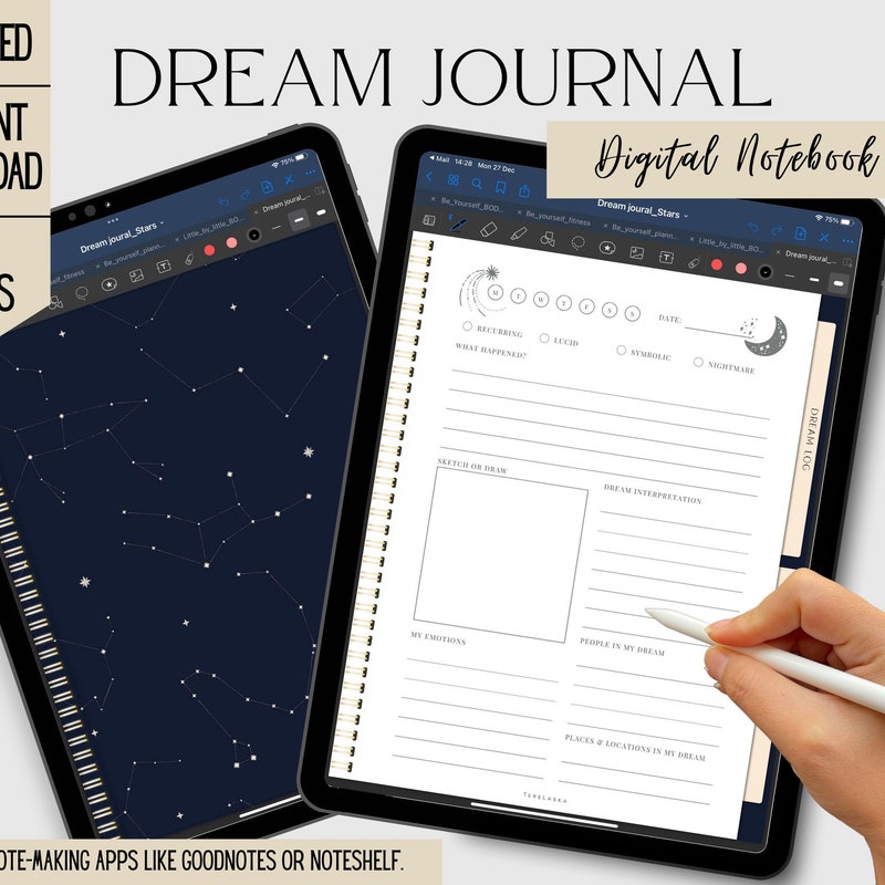 Dream Journal - Etsy