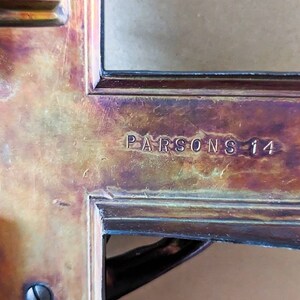 Vintage Parson Crucifix Cross Christian Brass Jesus Mid Century Church ...