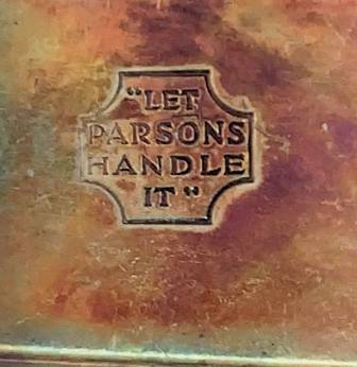 Vintage Parson Crucifix Cross Christian Brass Jesus Mid Century Church ...