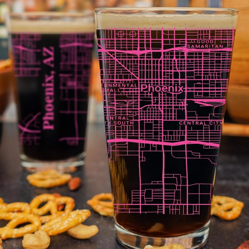 Phoenix Arizona Glass - Etsy
