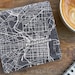Philadelphia Map Coasters, Philly Decor, Housewarming, Philadelphia ...