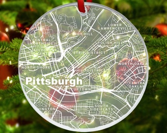 Pittsburgh Pa Area Code 412 Ornament: Pittsburgh Steel City - Etsy