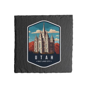 Utah Home State, Home State Coasters, Utah Souvenir, Housewarming Gift ...