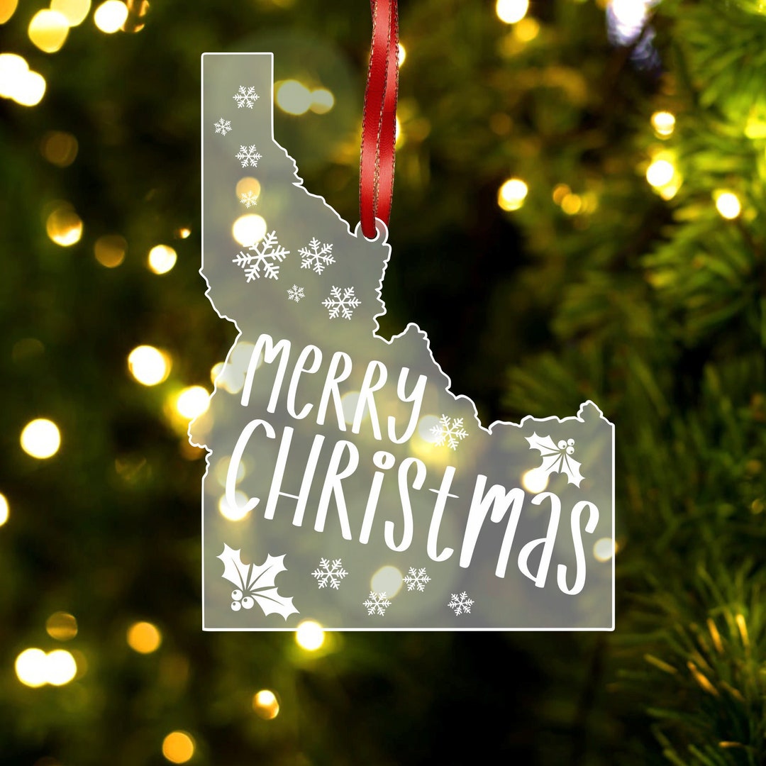 Idaho Christmas Ornament, Idaho State Gift, Idaho Gifts, Idaho Decor ...