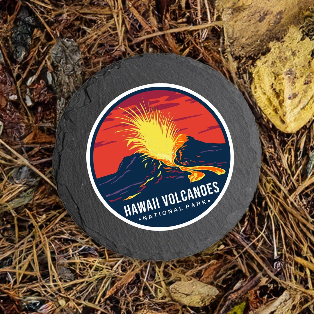 Hawaii Volcanoes National Park Coasters, Adventure Awaits, Perfect Gift ...