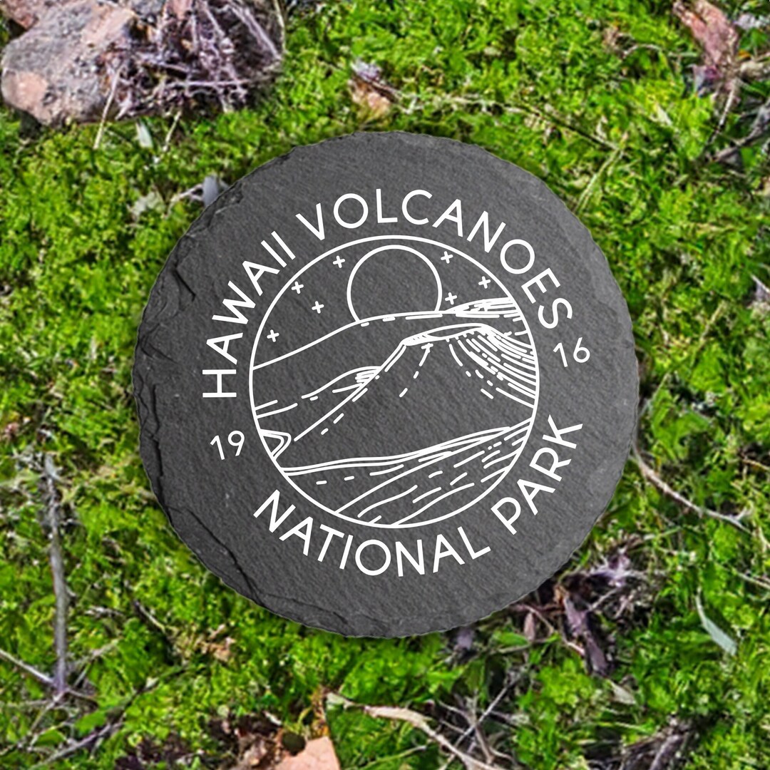 Hawaii Volcanoes National Park Coasters, National Park Mini Gifts ...