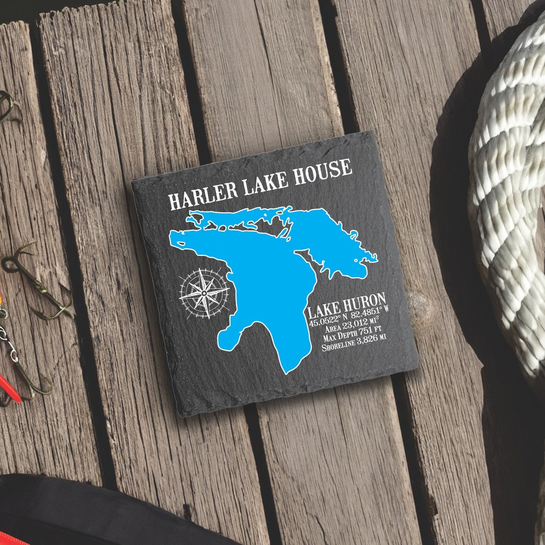 Lake Huron Coasters, Lake Huron Decor, Lake Life, Lake Decor, Lake ...